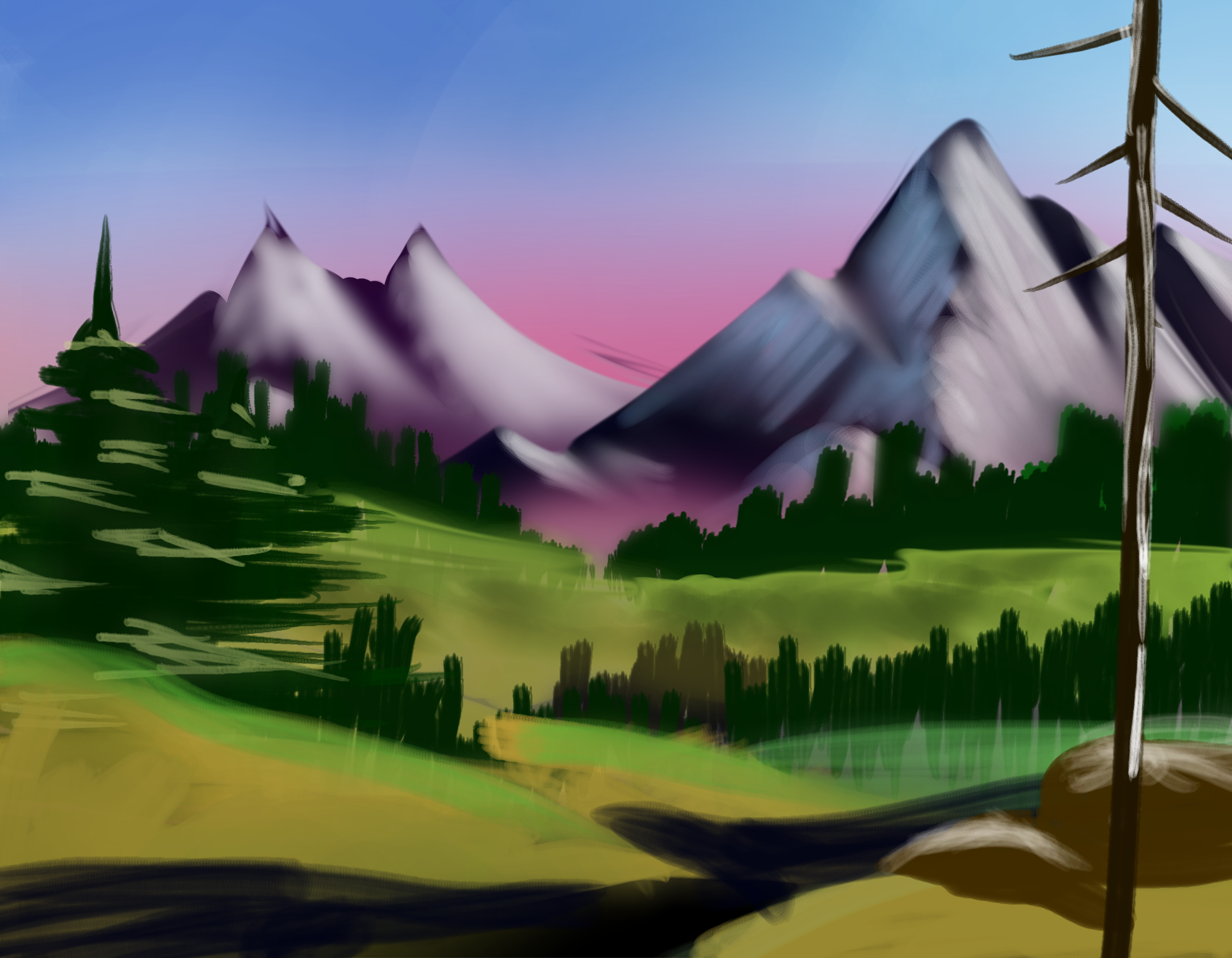 Random painting Tired Snail - Illustrations ART street