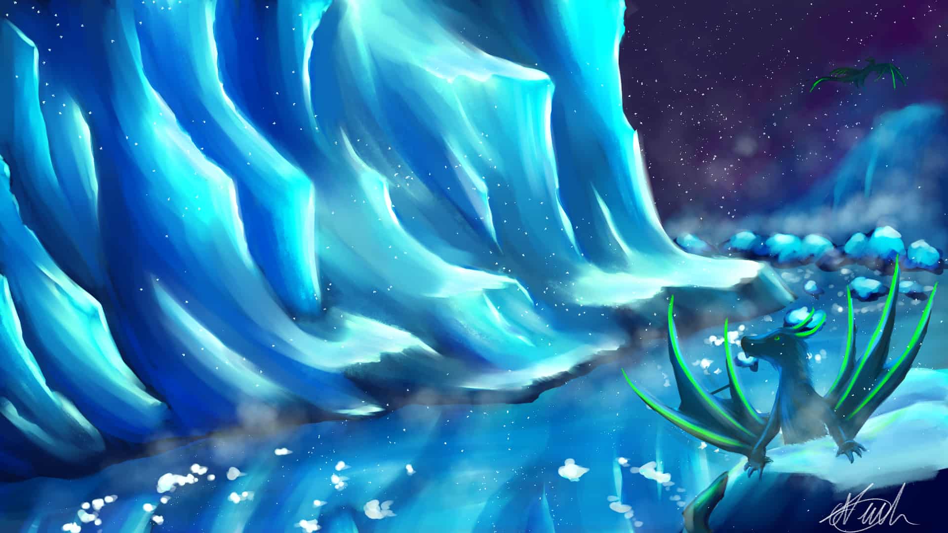 Ice World Flip The Canvas - Illustrations ART street
