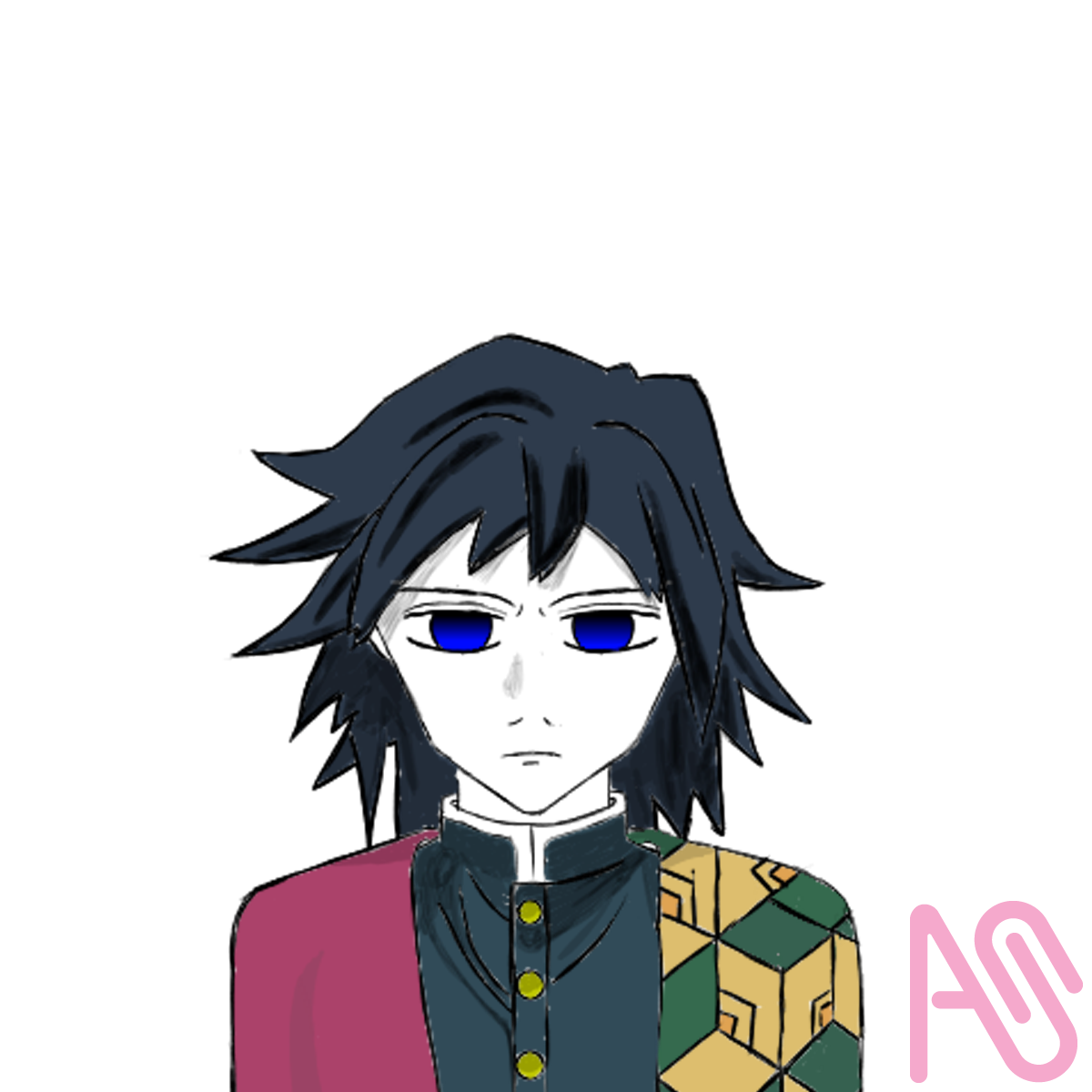 Tomioka Giyuu (FanArt con mi estilo propio) Cartoonist_User ...