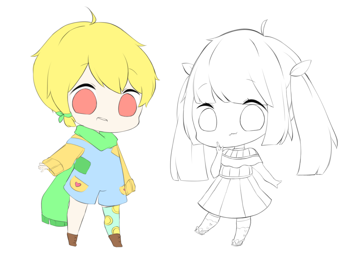 Chibi work in progress :3 Candydesu - Illustrations ART street