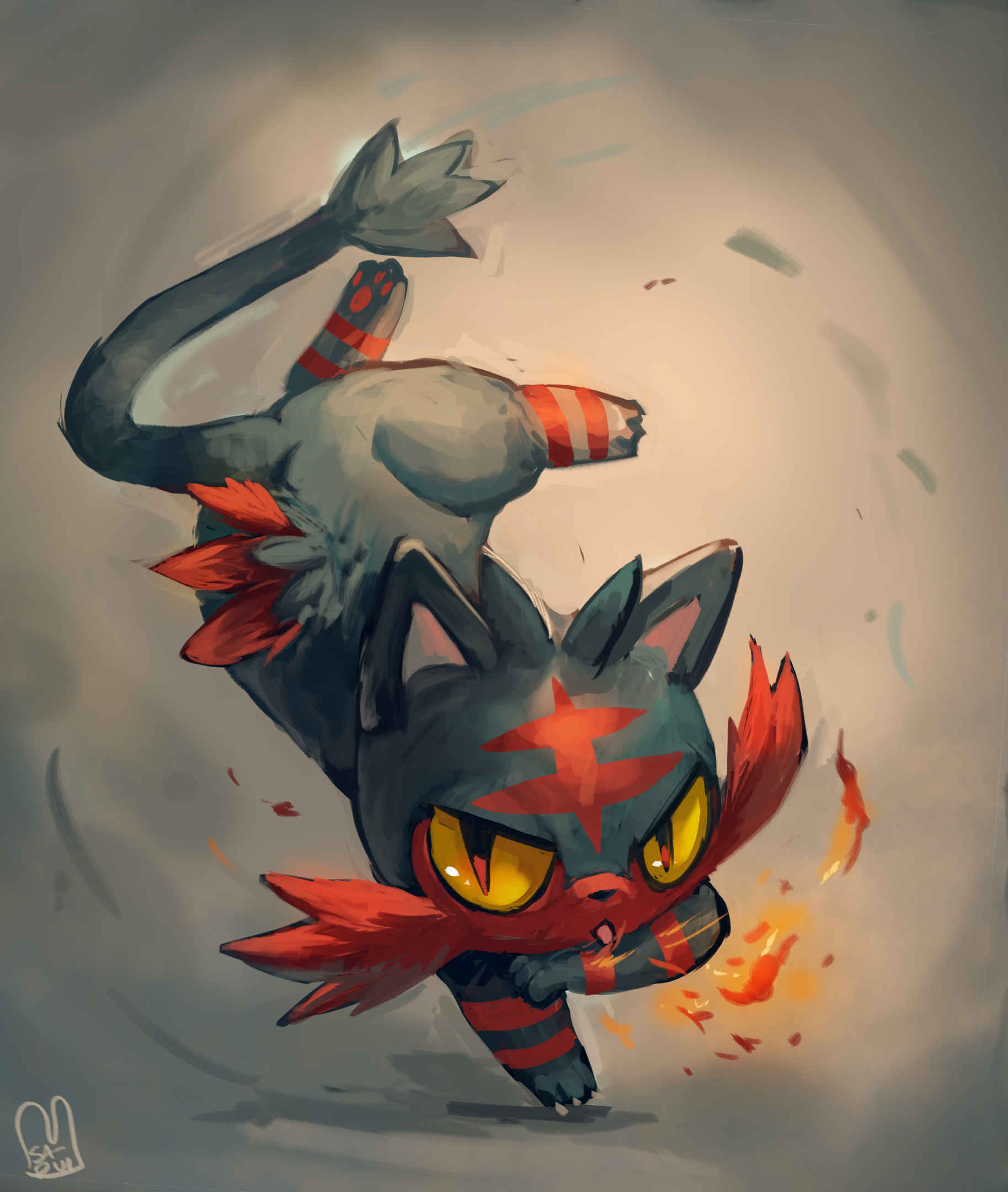 Litten The Fire Kitten｜ART street