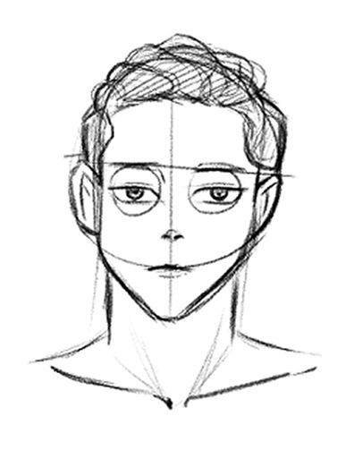 Face Sketch Practice Paper_weight - 插图 ART street