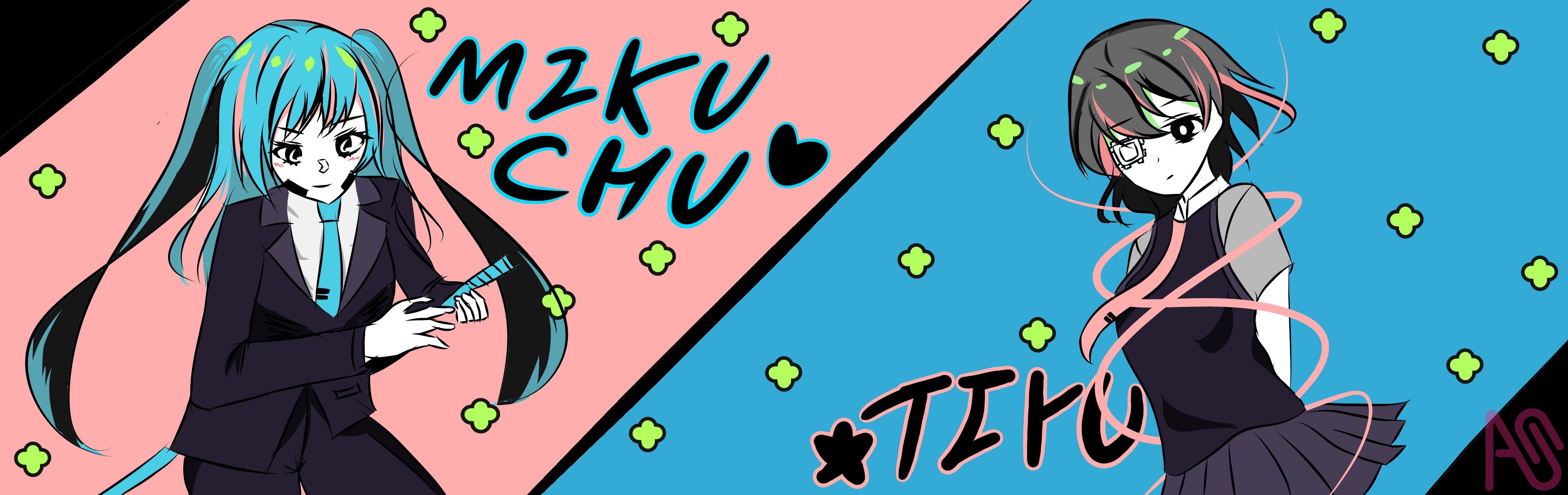 Miku and Tiyu (OC) Tiyu - Illustrations ART street