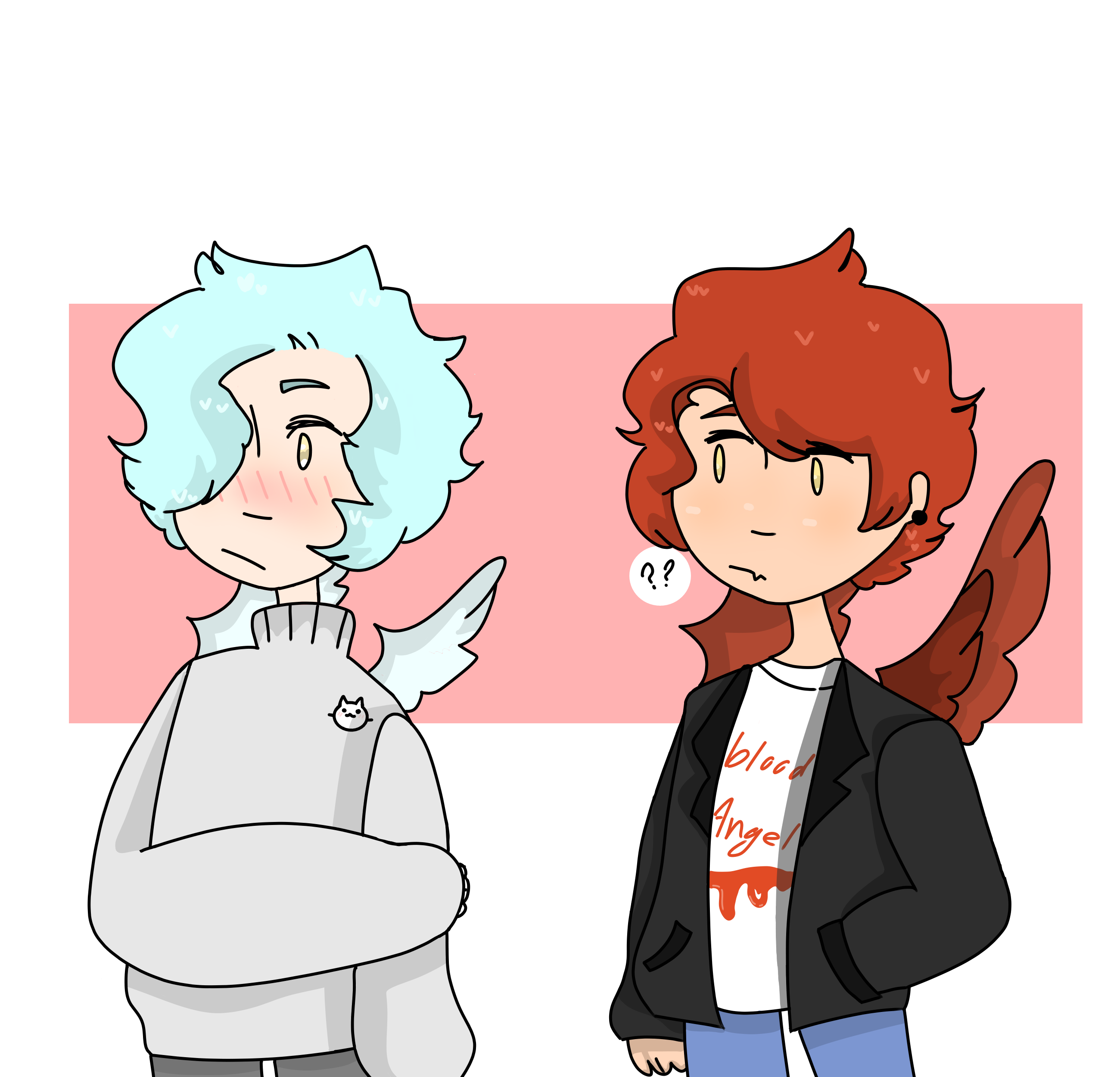 Ahvi and Blood Angel aliensvsstars - Illustrations ART street