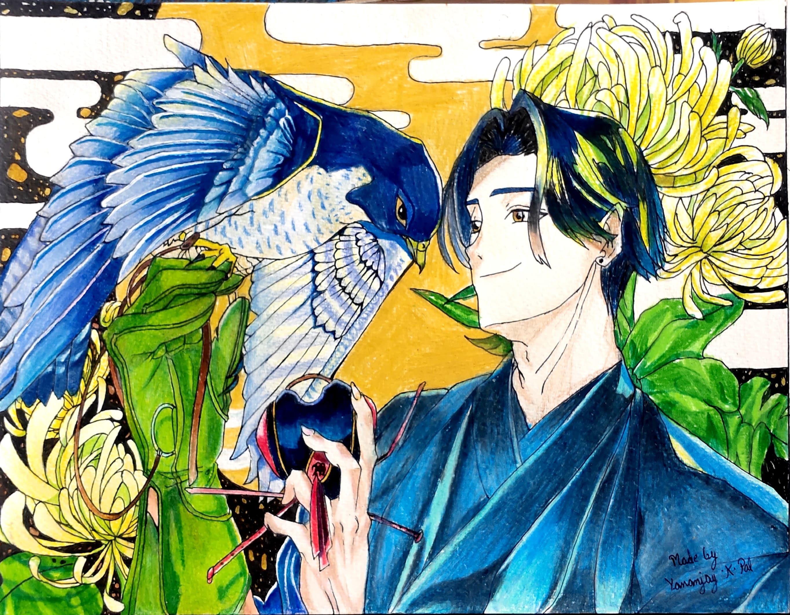 Just tried to copy the picture of past winner Baba pal - Illustrations ...