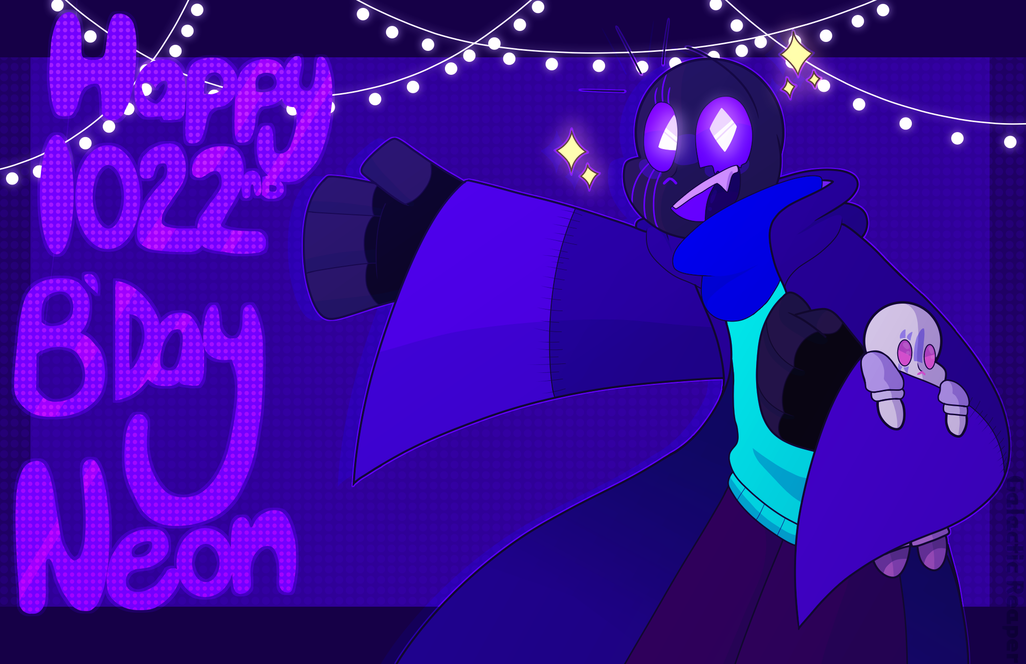 Bb's first birthday! (⁠人⁠ ⁠•͈⁠ᴗ⁠•͈⁠) Galactic Reaper - Illustrations ...