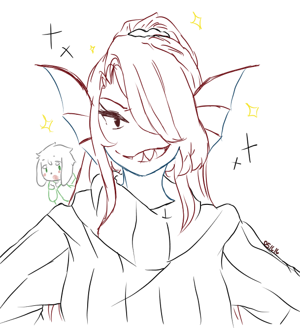 undyne color lineart my chemical romans - Illustrations ART street