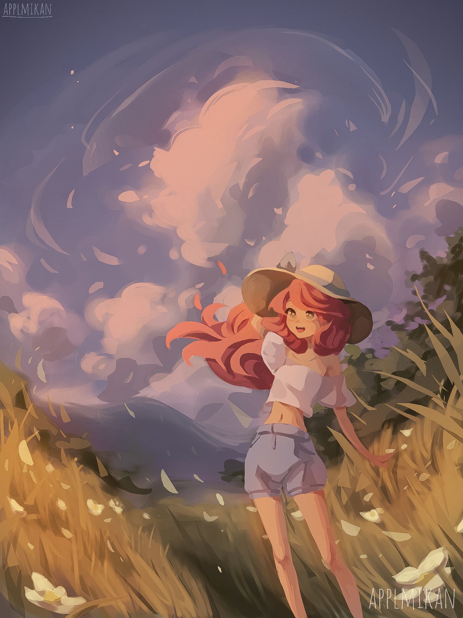 Summer at the fields sadobyee.e - Illustrations ART street