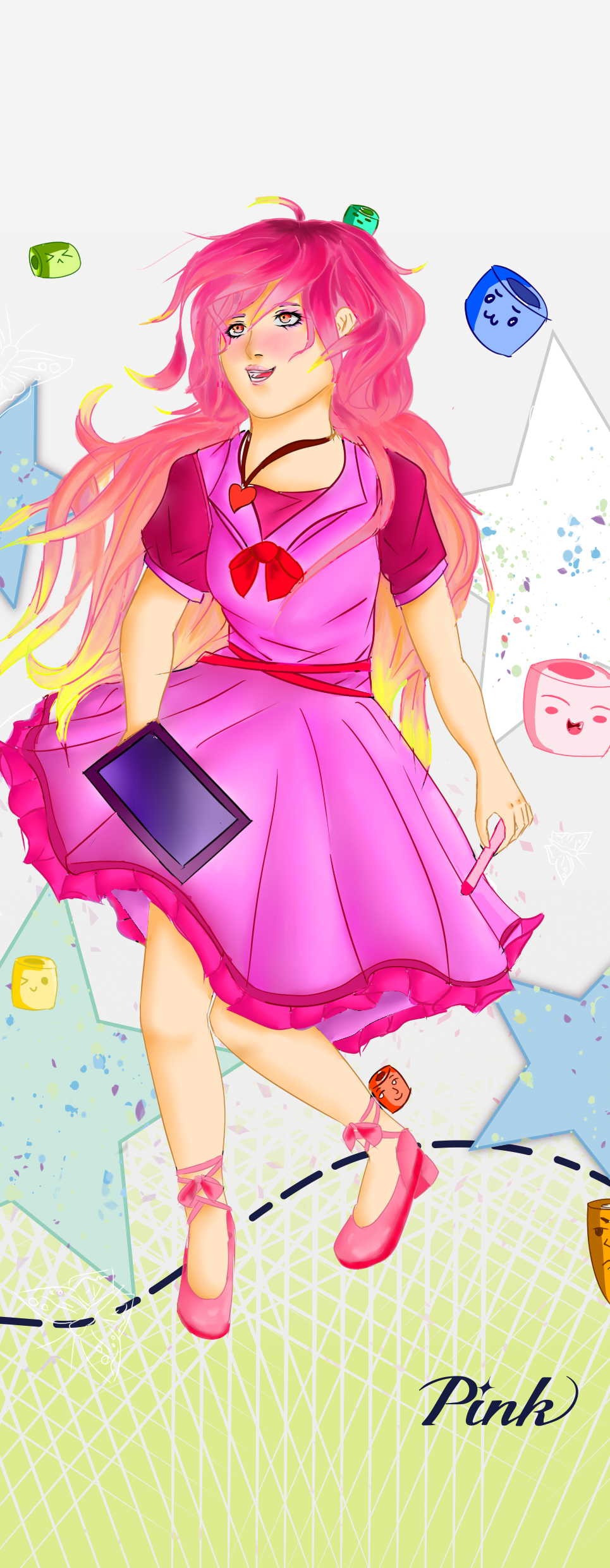 Pink fabis - Illustrations ART street