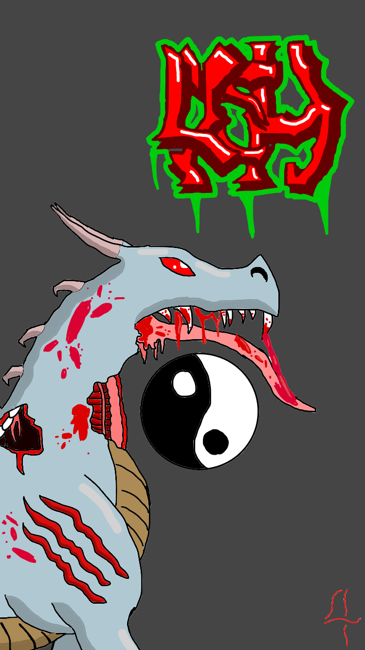 demon dragon Lych ArtistTheDarkesr - Illustrations ART street