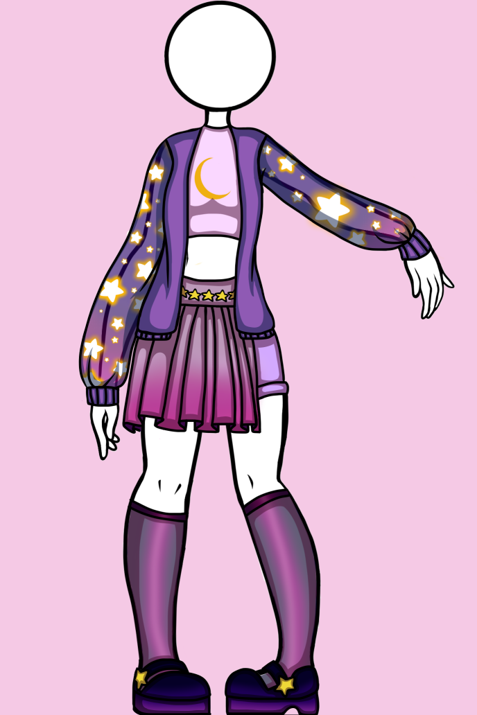 cute star outfit SmokeCat - Illustrations ART street