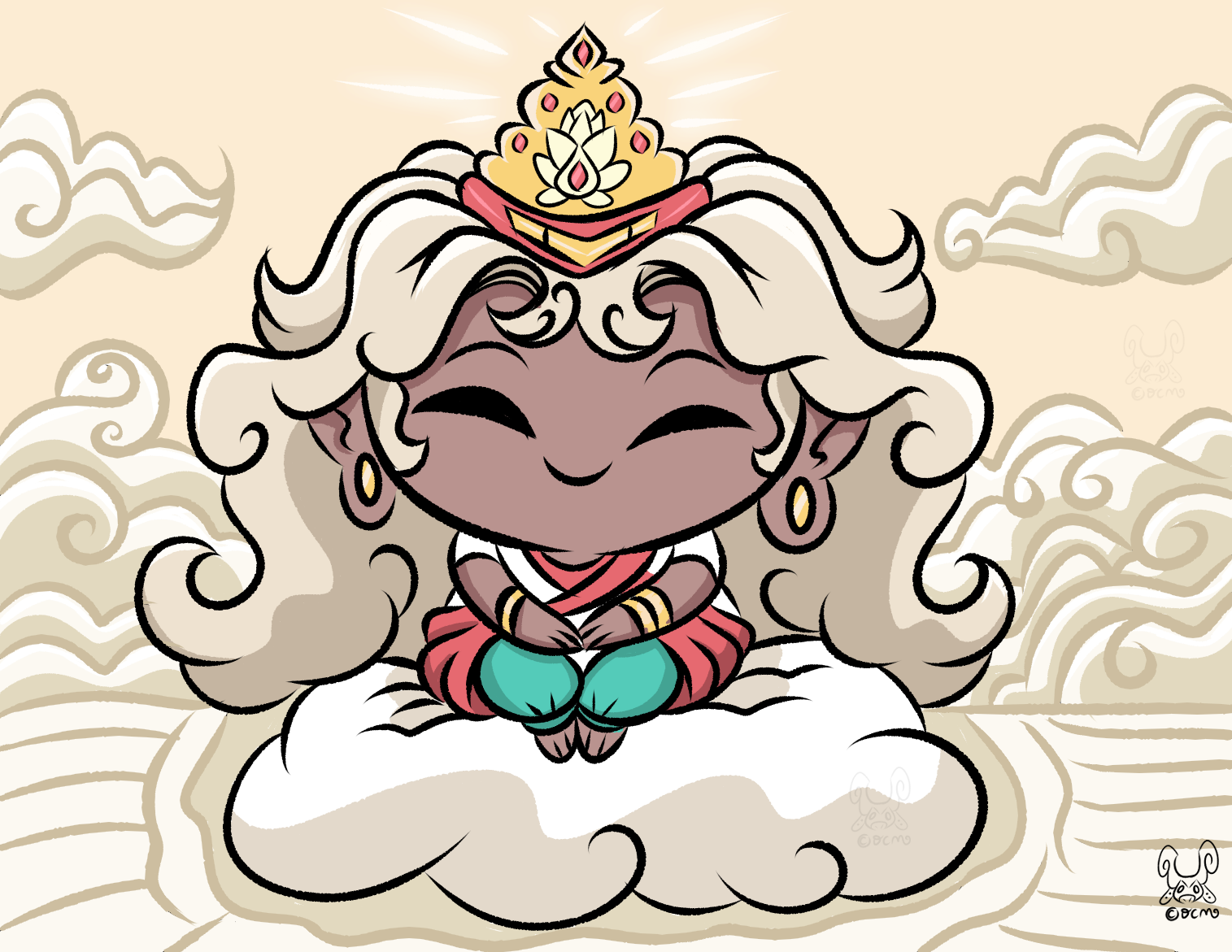 Little Chibi God Melvine Kadmiss - Illustrations ART street