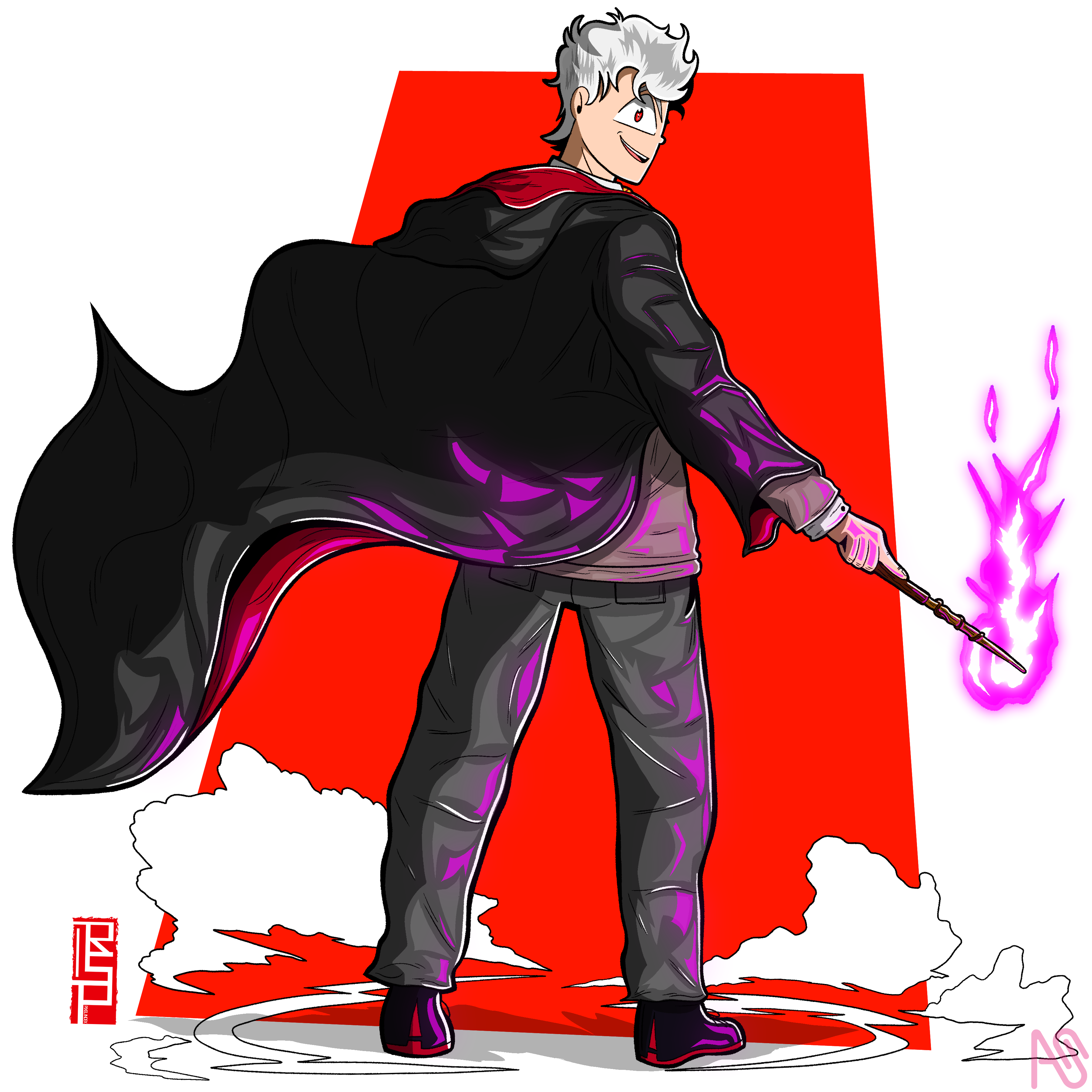 Hogwarts Gryffindor Wizard Pixel Index - Illustrations ART street