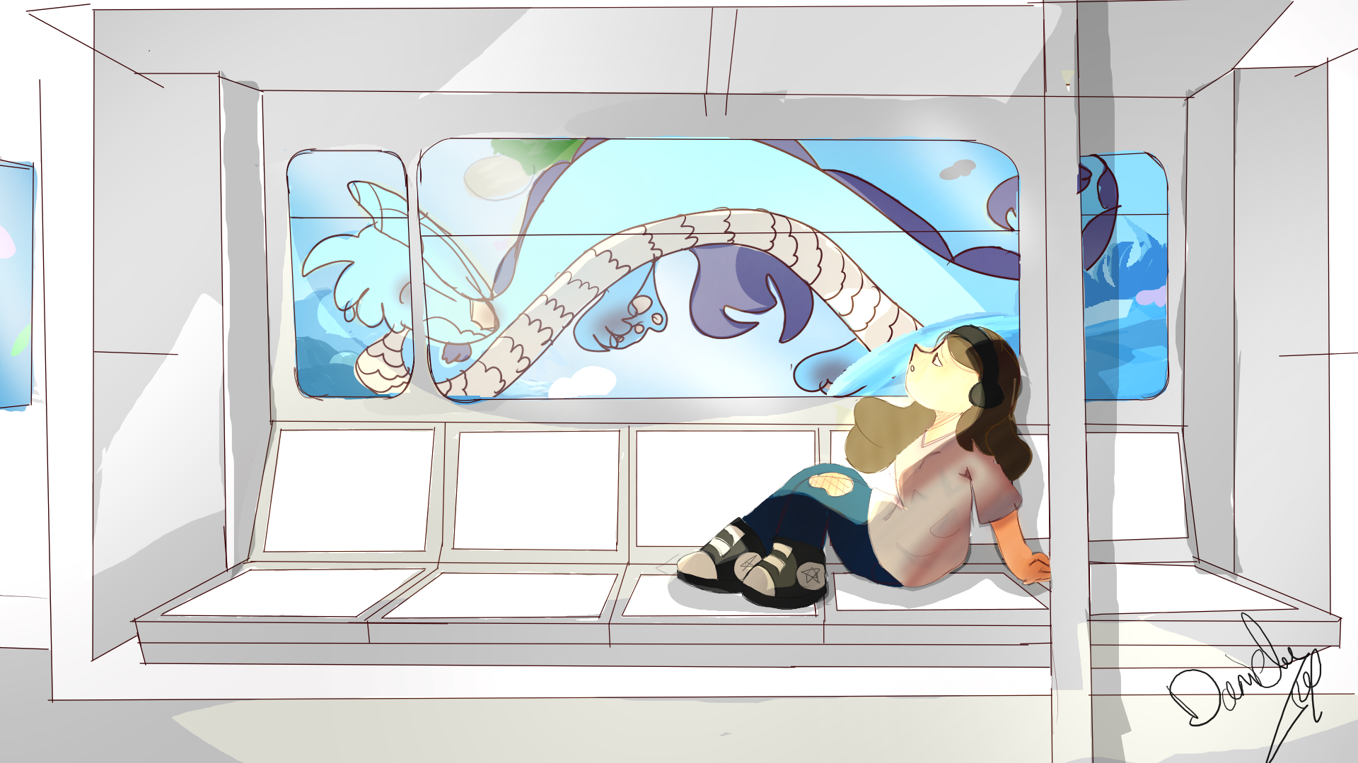 Underwater Subway :DD Vivian* - Illustrations ART street