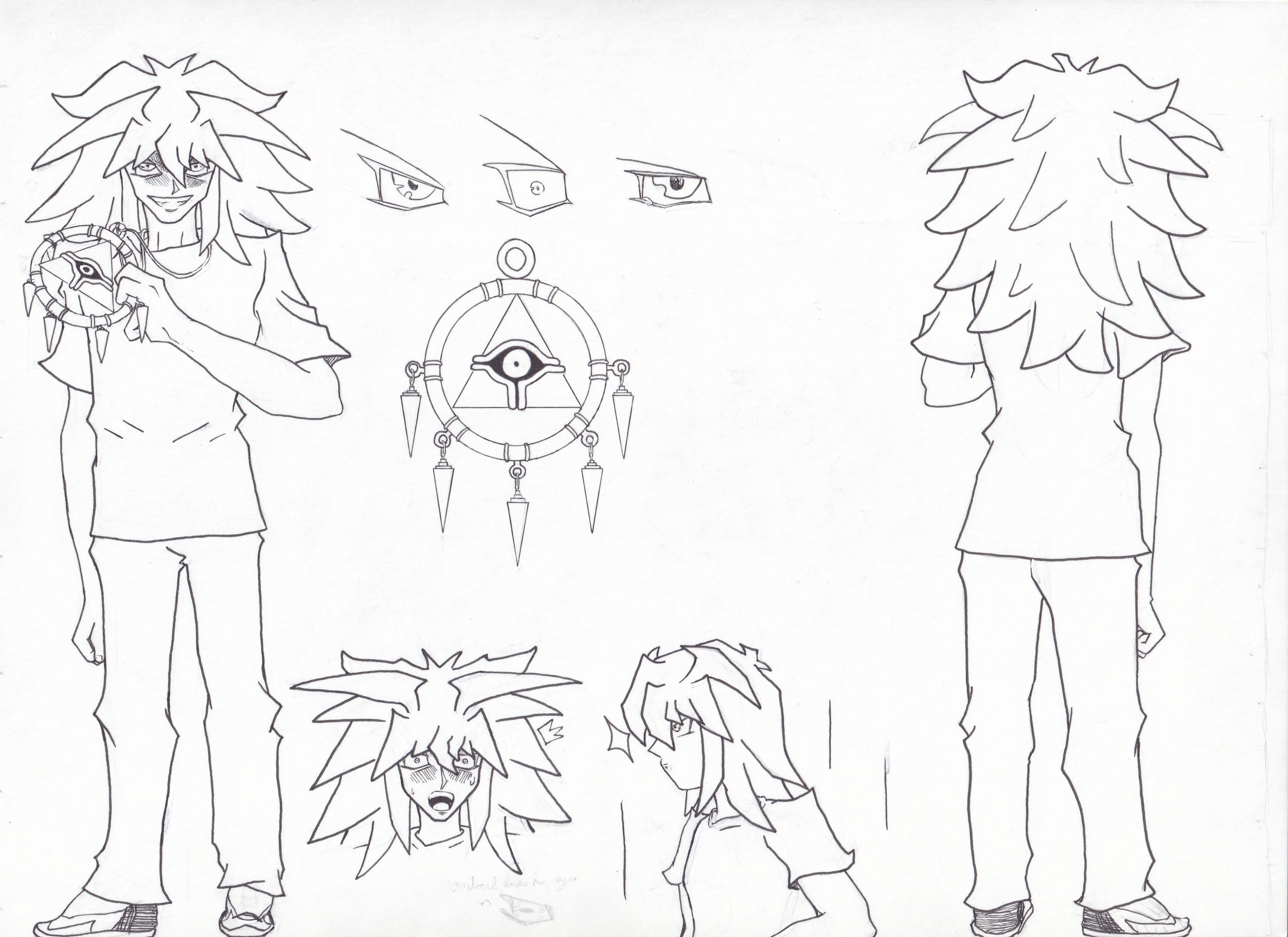 Yami Bakura Lunaris Umbra - Illustrations ART street