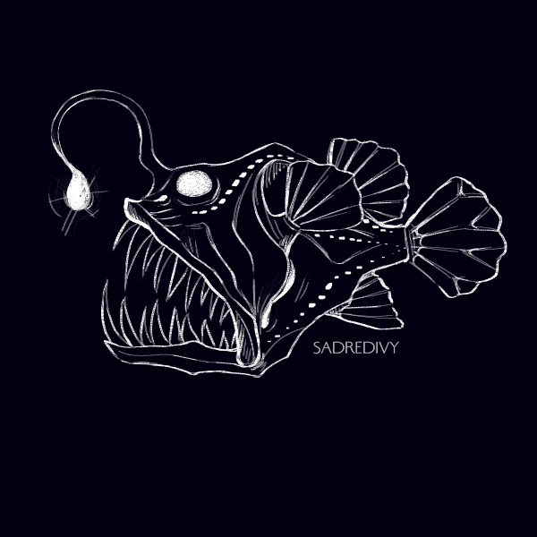 TMA 001 "Angler fish" SADREDIVY - Illustrations ART street