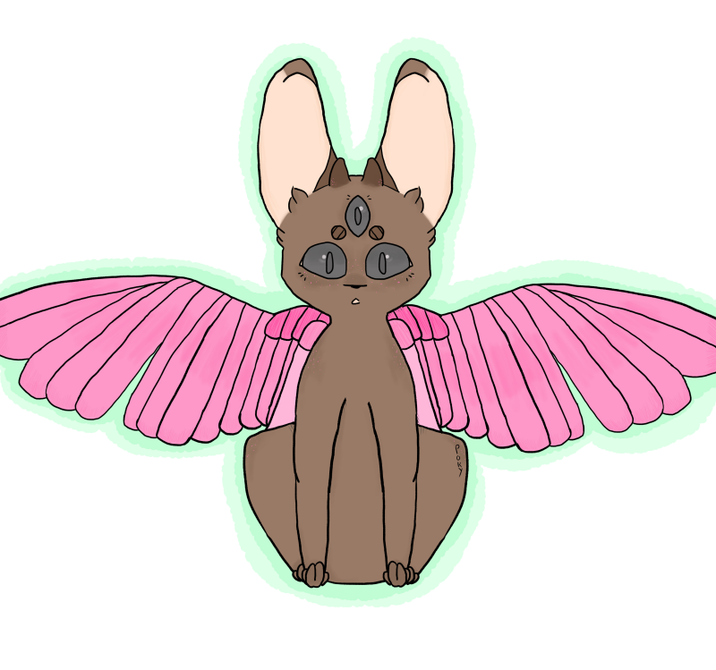 random flying creature poky - Illustrations ART street