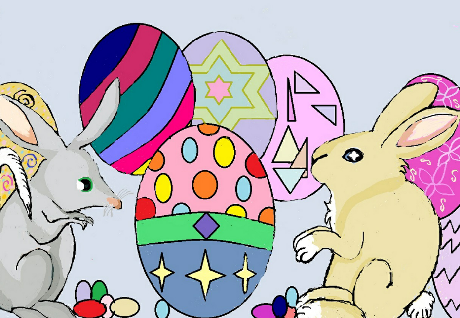 Bilby and Bunny getting ready for Easter Debsi👻 - Illustrations ART street