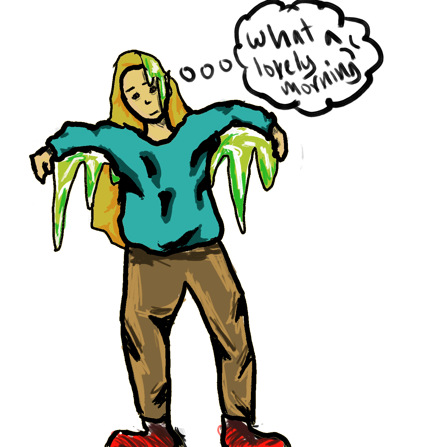 Sarcasm vs. Bad Luck piroshki - Illustrations ART street