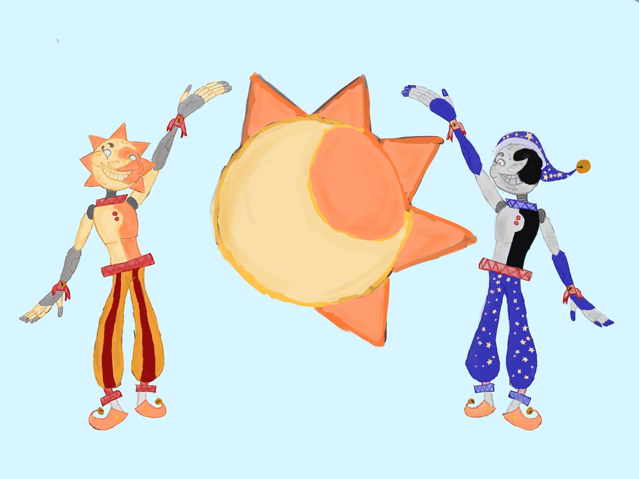 Fun with sun and moon atarya44 - Illustrations ART street