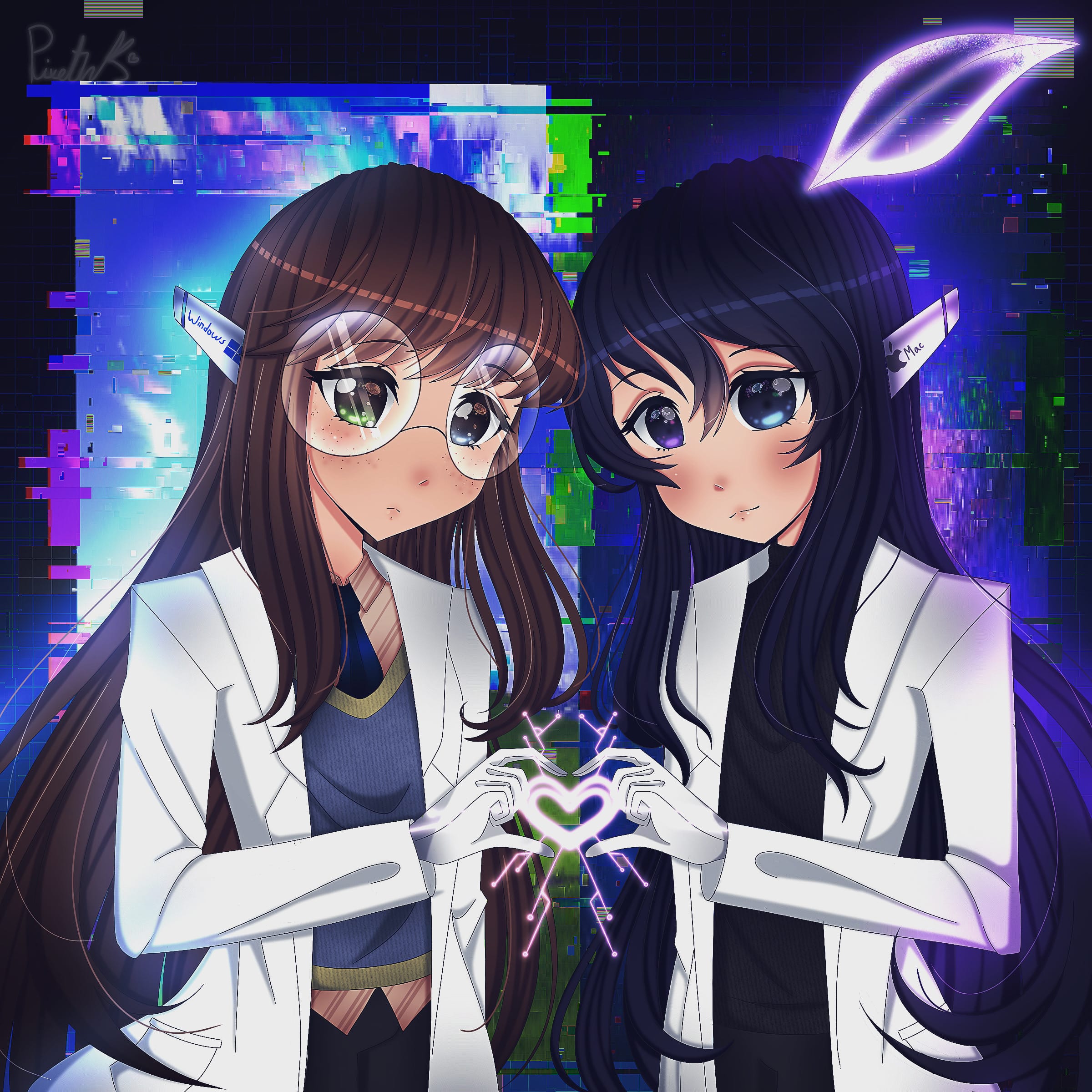 Human Operating Systems (Mac and PC) PixelInkOfficial - Illustrations ...