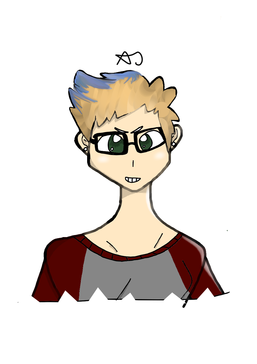 oc charlie drawn in may Taffeta Rose - Illustrations ART street