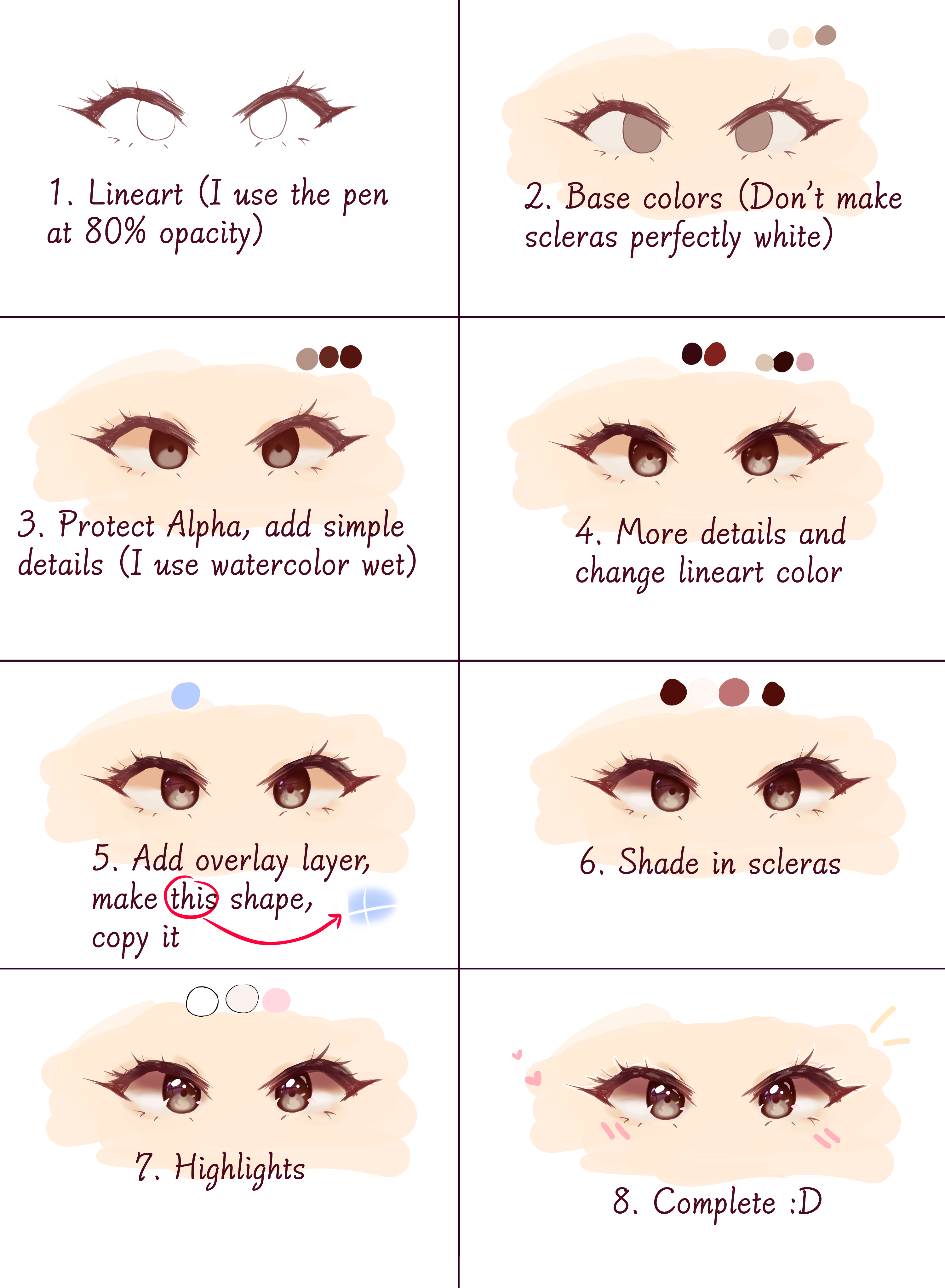 Eye Tutorial EvelynZ0305 - Illustrations ART street