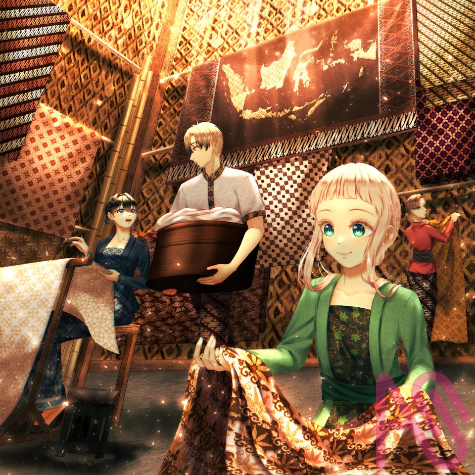 Indonesian Batik hinno_14 - Illustrations ART street