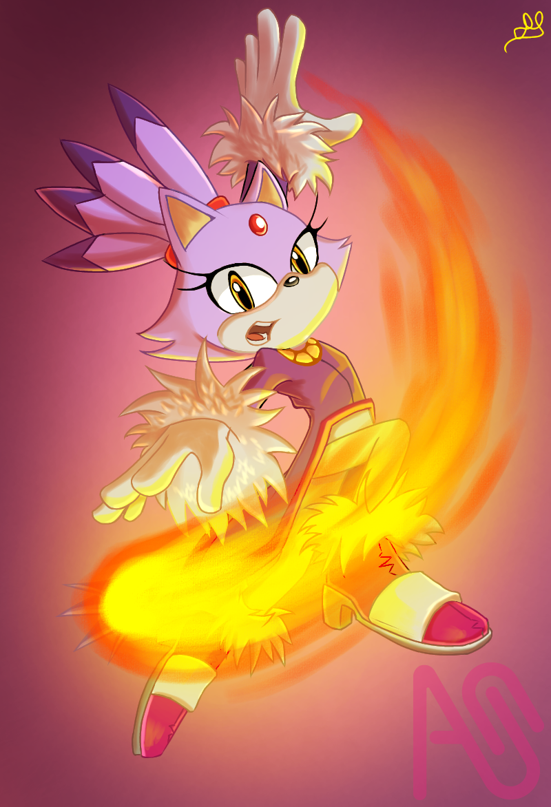 Blaze The Cat SpottedOwl63 - Illustrations ART street