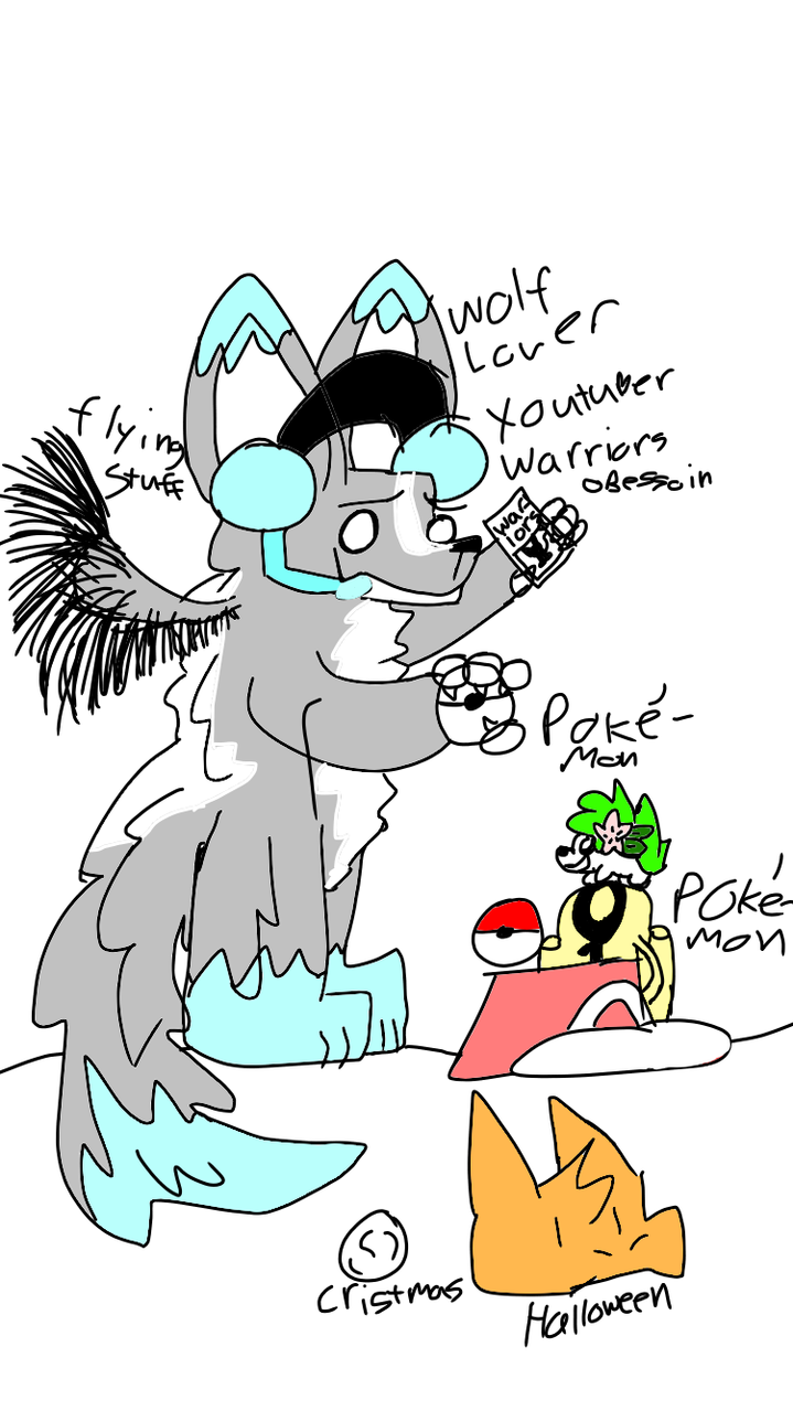 myself(also an OC) wolf pika Pika pikachu - Illustrations ART street