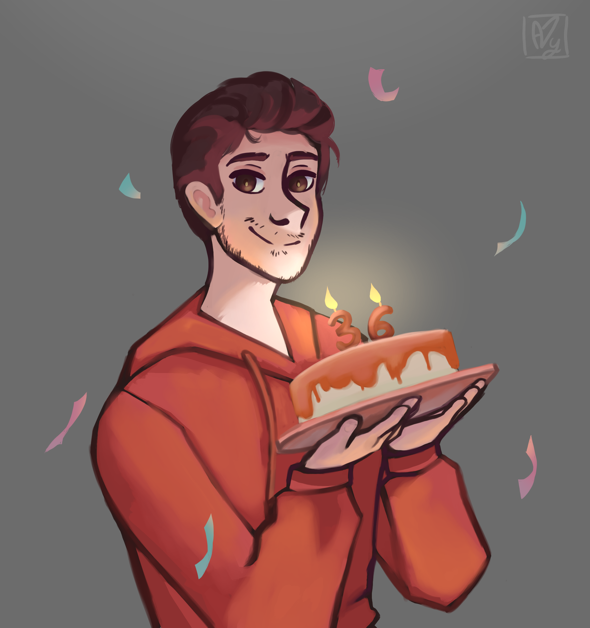 fargan cumpelaños 36! Ana HAppY - Illustrations ART street