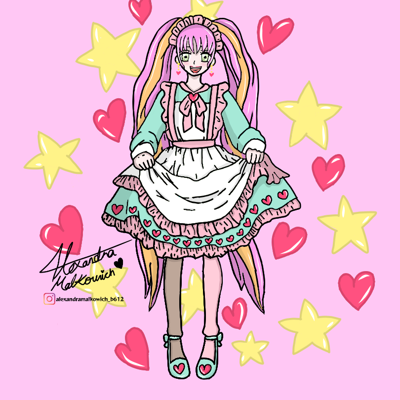 sweet hearted ️🍭🍬 Ch🍪c🍪 C🍪🍪kie Cat - Illustrations ART street