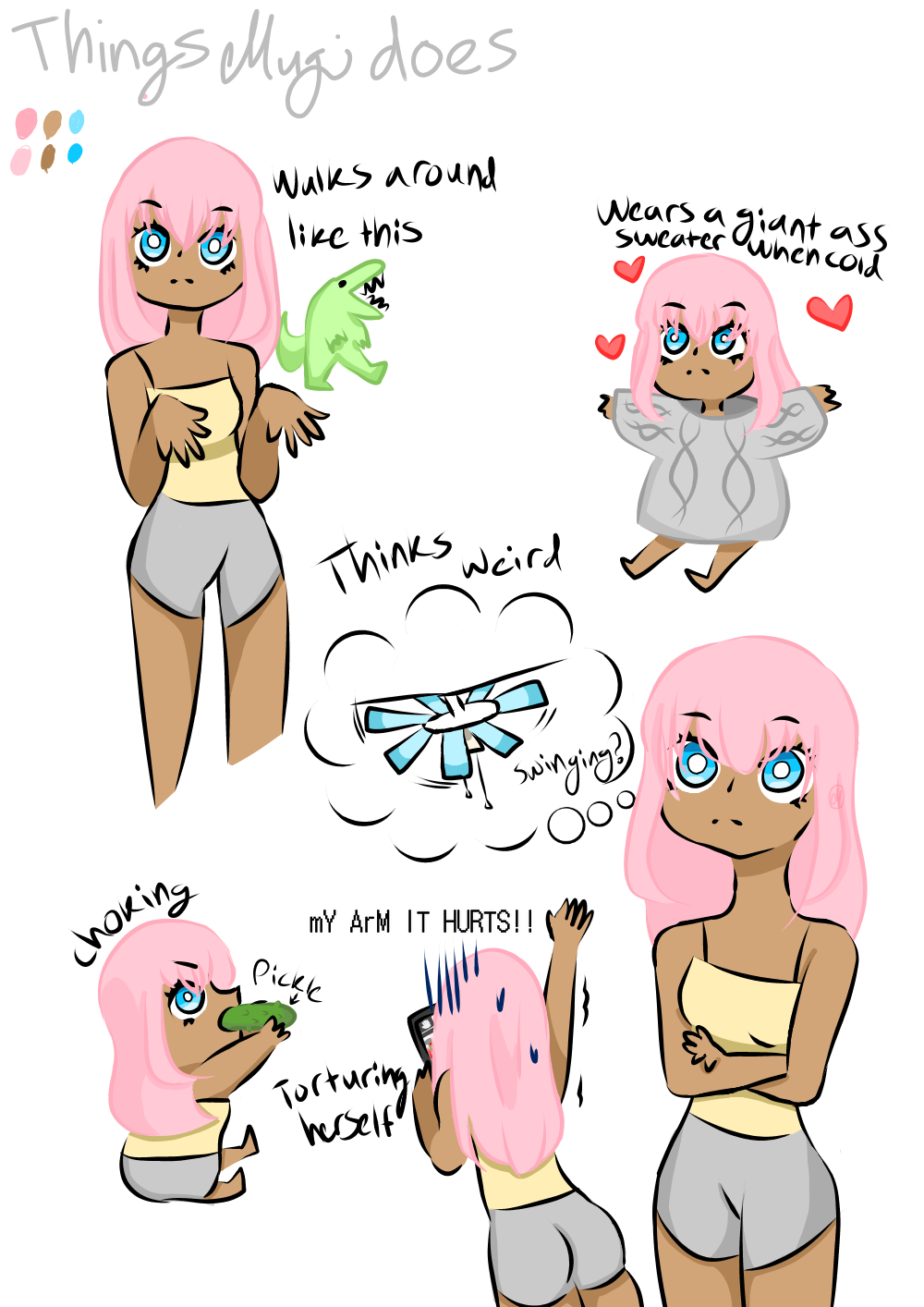 Things Mugi Does Mugi - Illustrations ART street