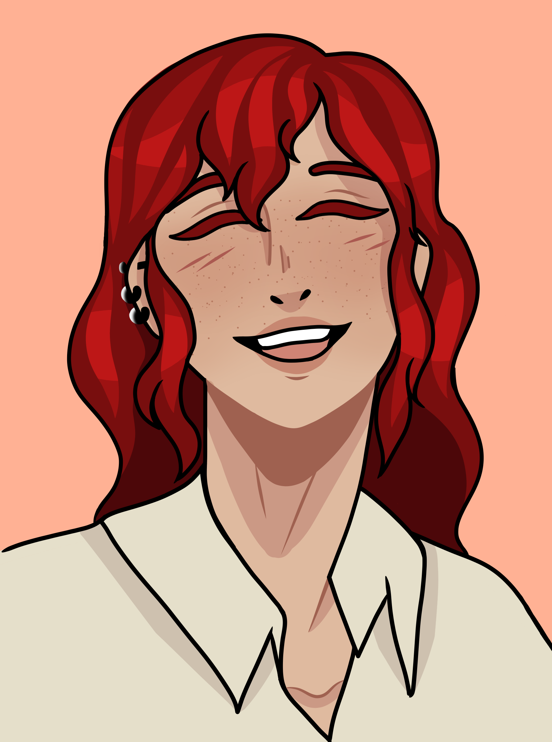 Veronica's Portrait Just Ray - Illustrations ART street