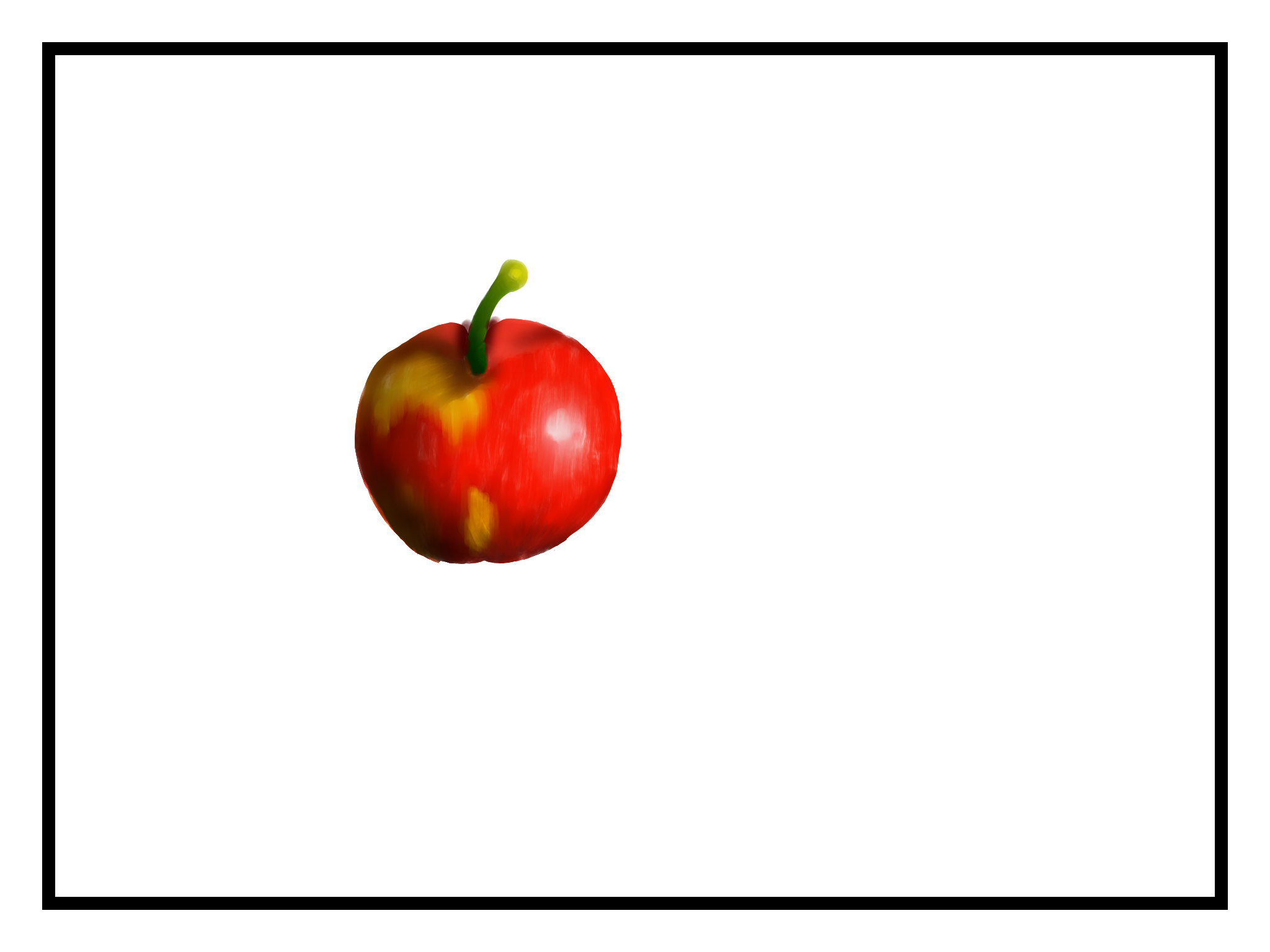 only one apple !!! Vidhu - Illustrations ART street