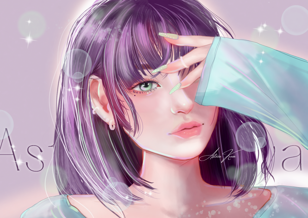 "Purple" Astraea Keva - Illustrations ART street