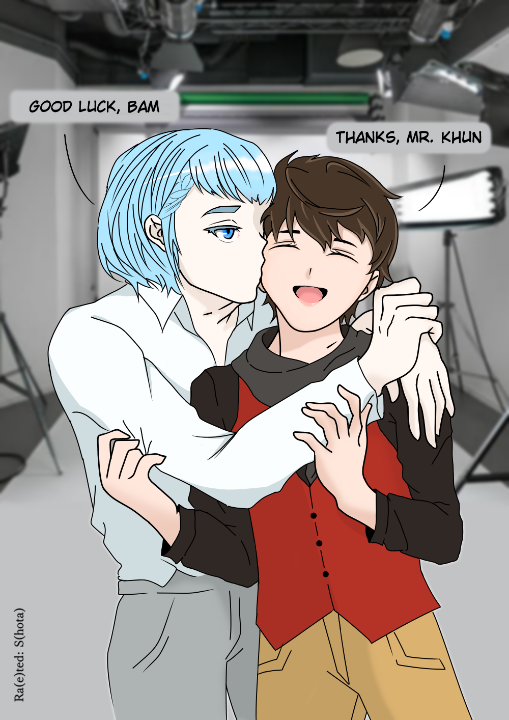 KhunBam - ToG anime shooting AU Simpette - Illustrations ART street