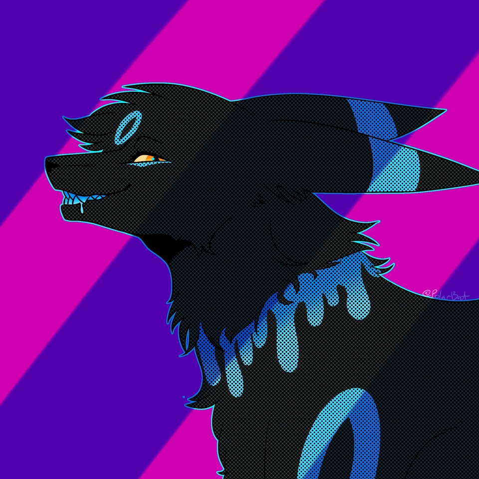 Neon gore PolarBat - Illustrations ART street