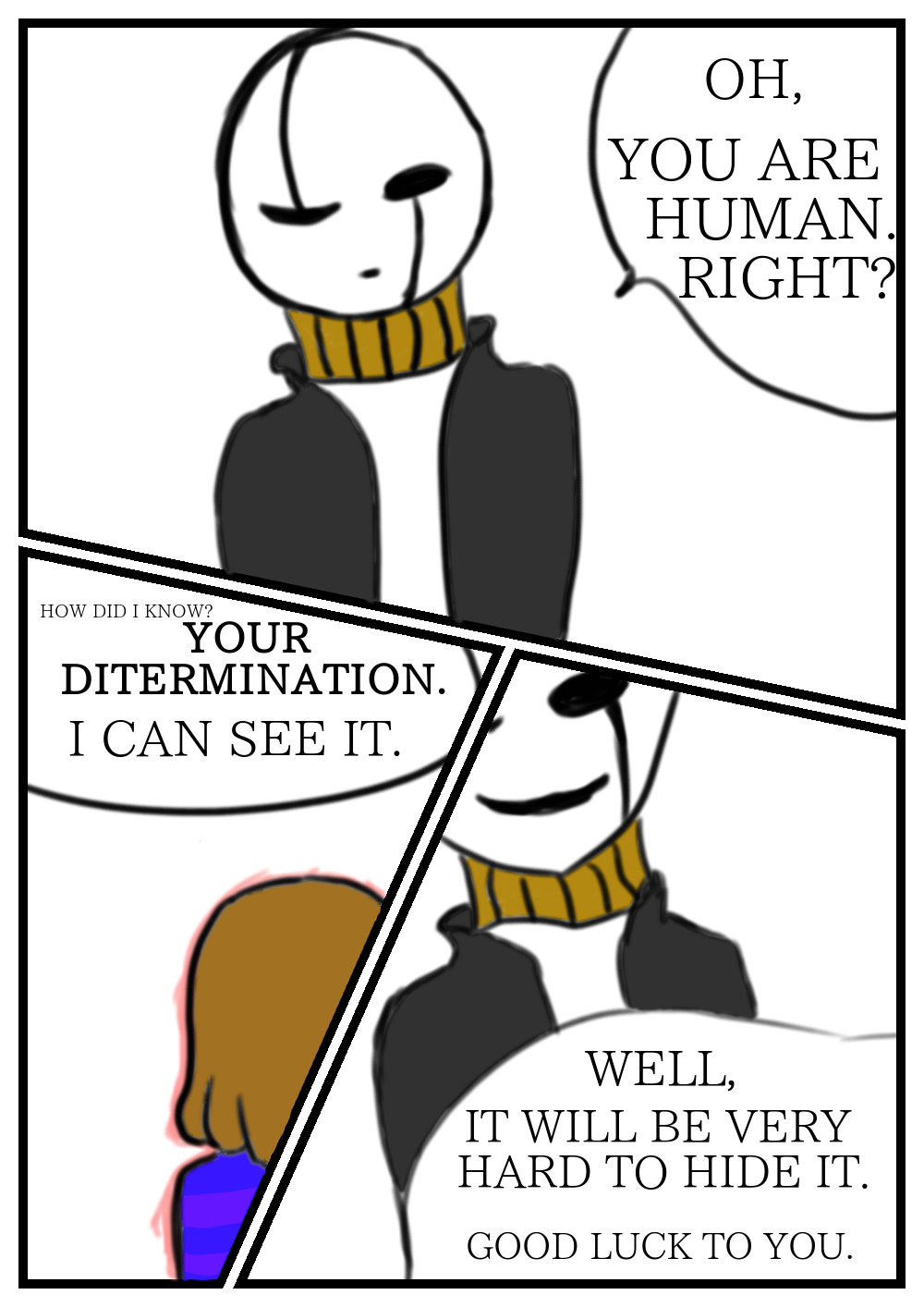 *Mask tale. Frisk and Gaster. 리라 - Illustrations ART street