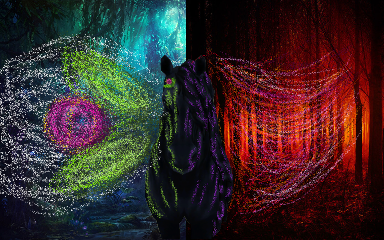 Good And Evil Abstract