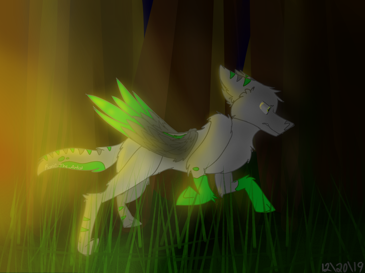 Running From the Light Roxic_The_Artist - Illustrations ART street