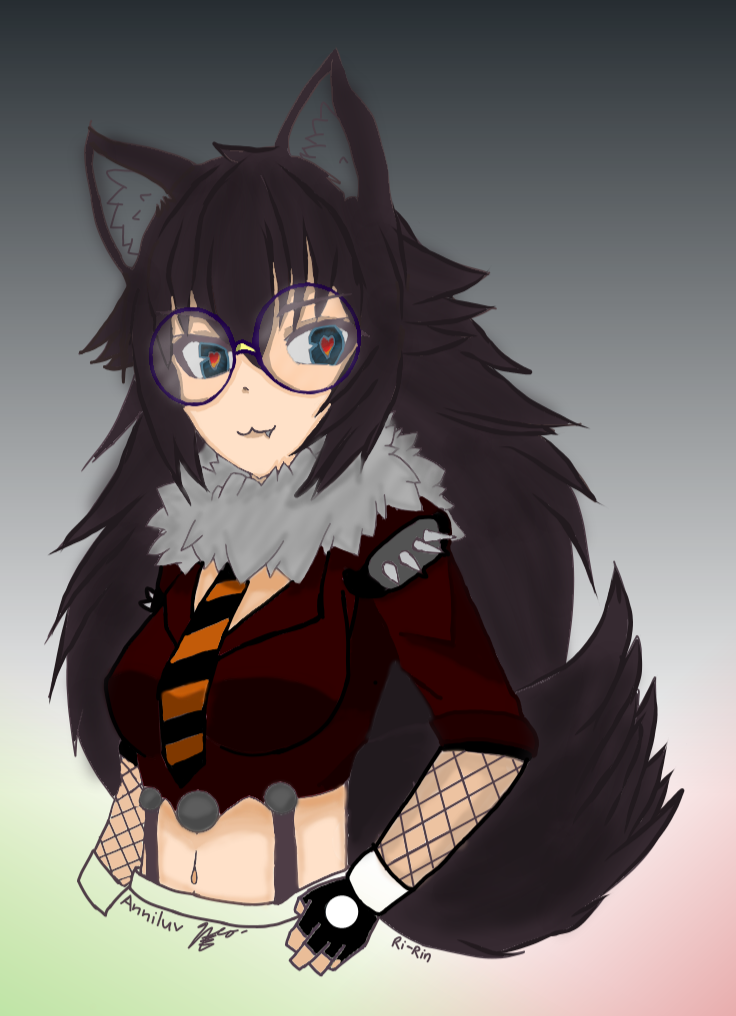 Ri-Rin Semi Anime Chibi Version Kiritoshima Neonz - Illustrations ART ...