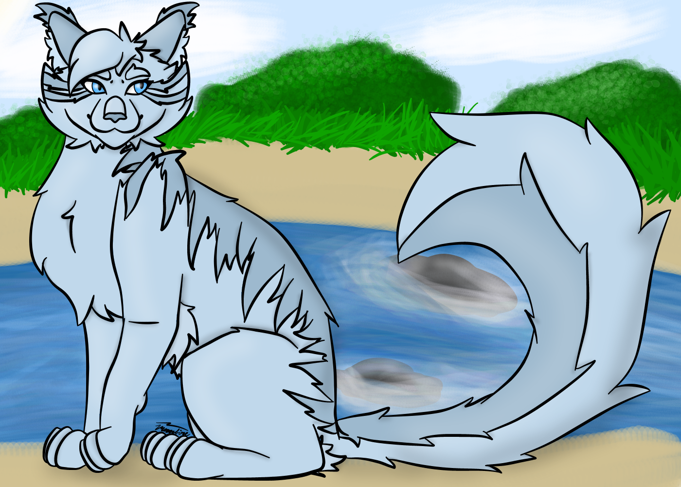 Rainstripe - Midnight's O.C Moonfire - Illustrations ART street