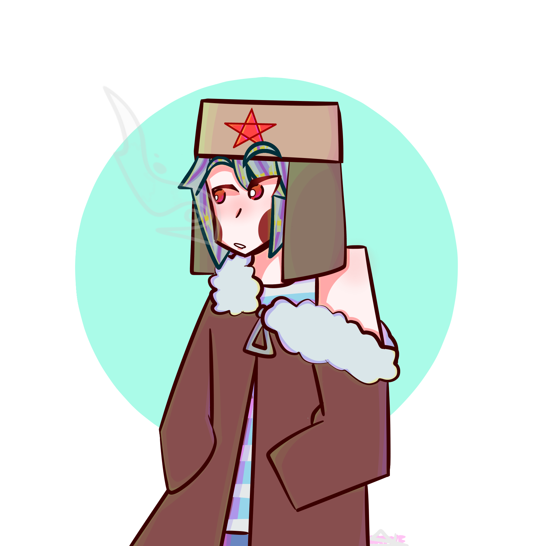 Russia ÙwÚ Eat Ice - Illustrations ART street