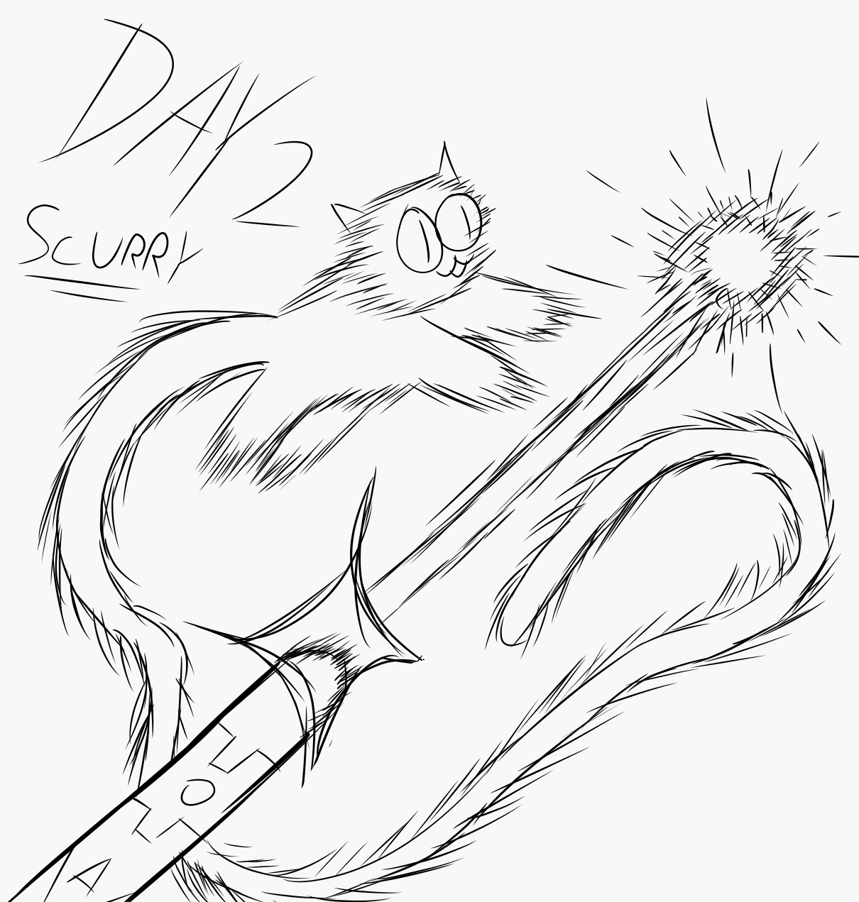 inktober 2022 day 2: scurry Madness - Illustrations ART street