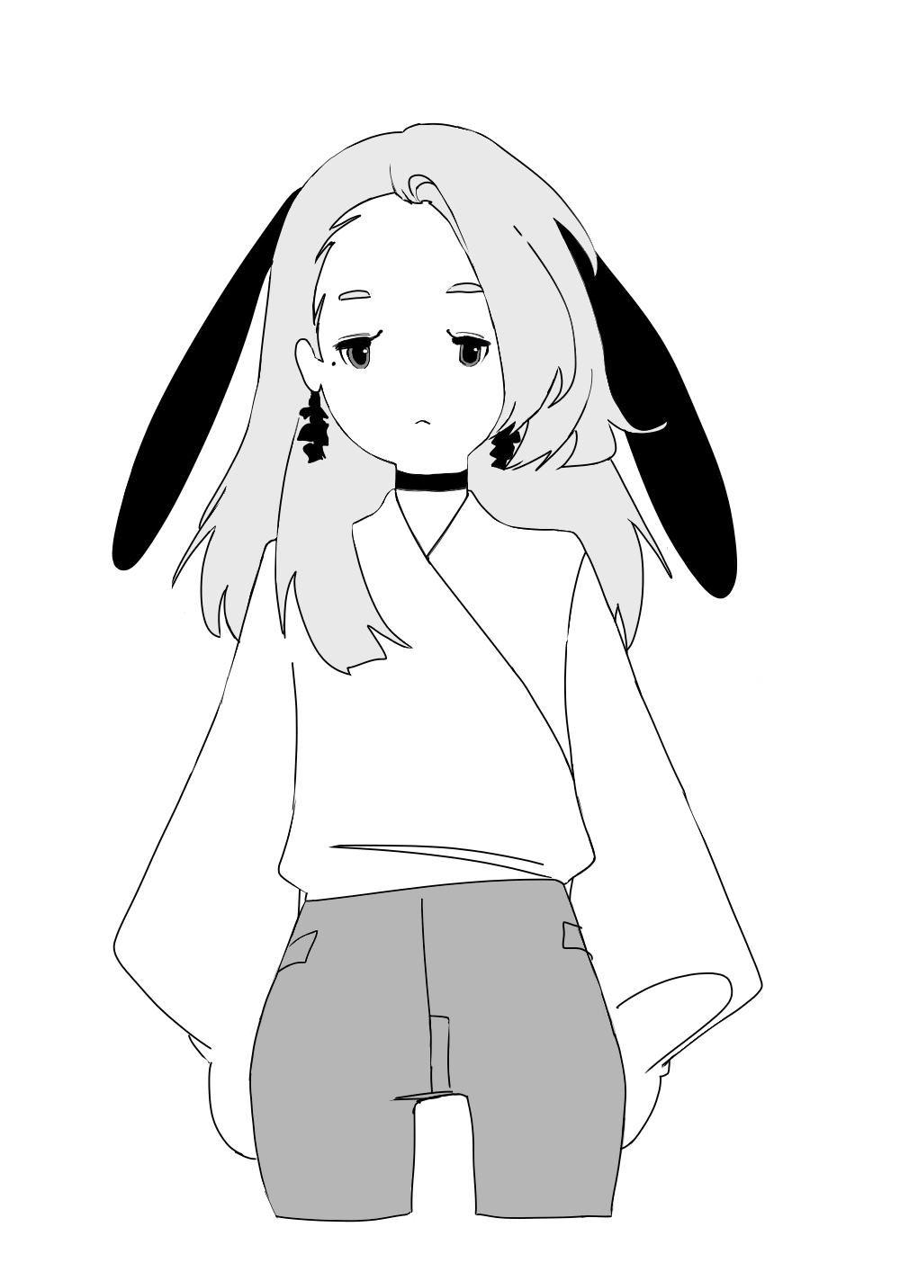 feeling gray Little doodle - Illustrations ART street