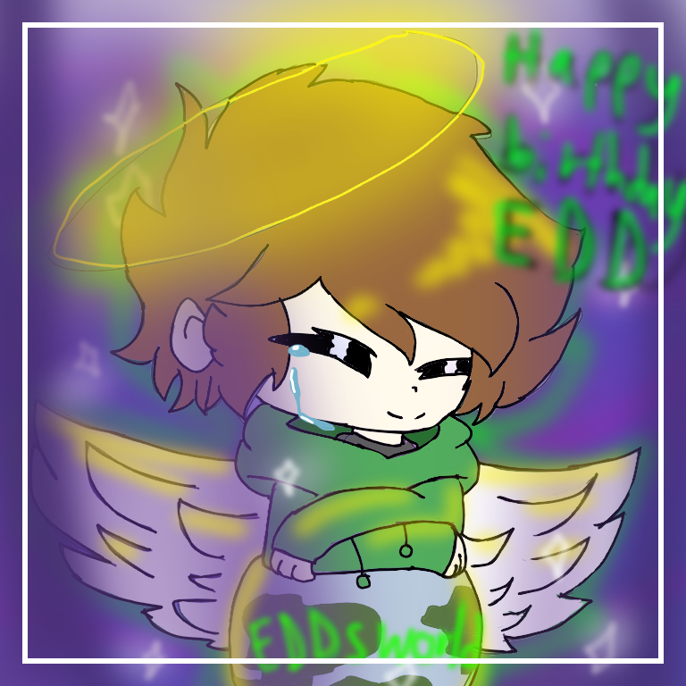 Happy birthday edd Ppurplecat - Illustrations ART street