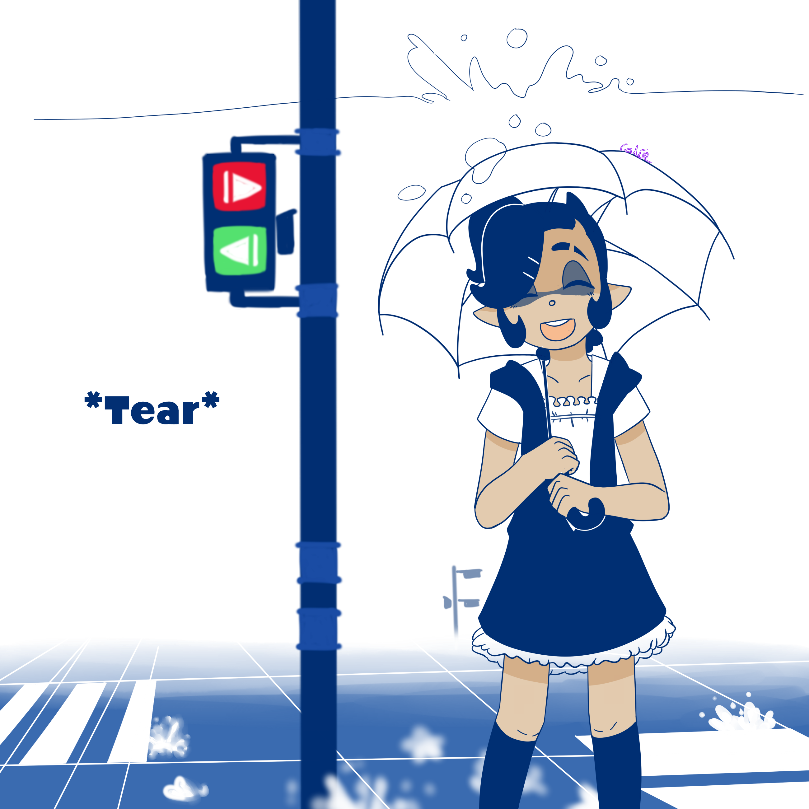 *Tear* Splatoon rendition xEvilx - Illustrations ART street