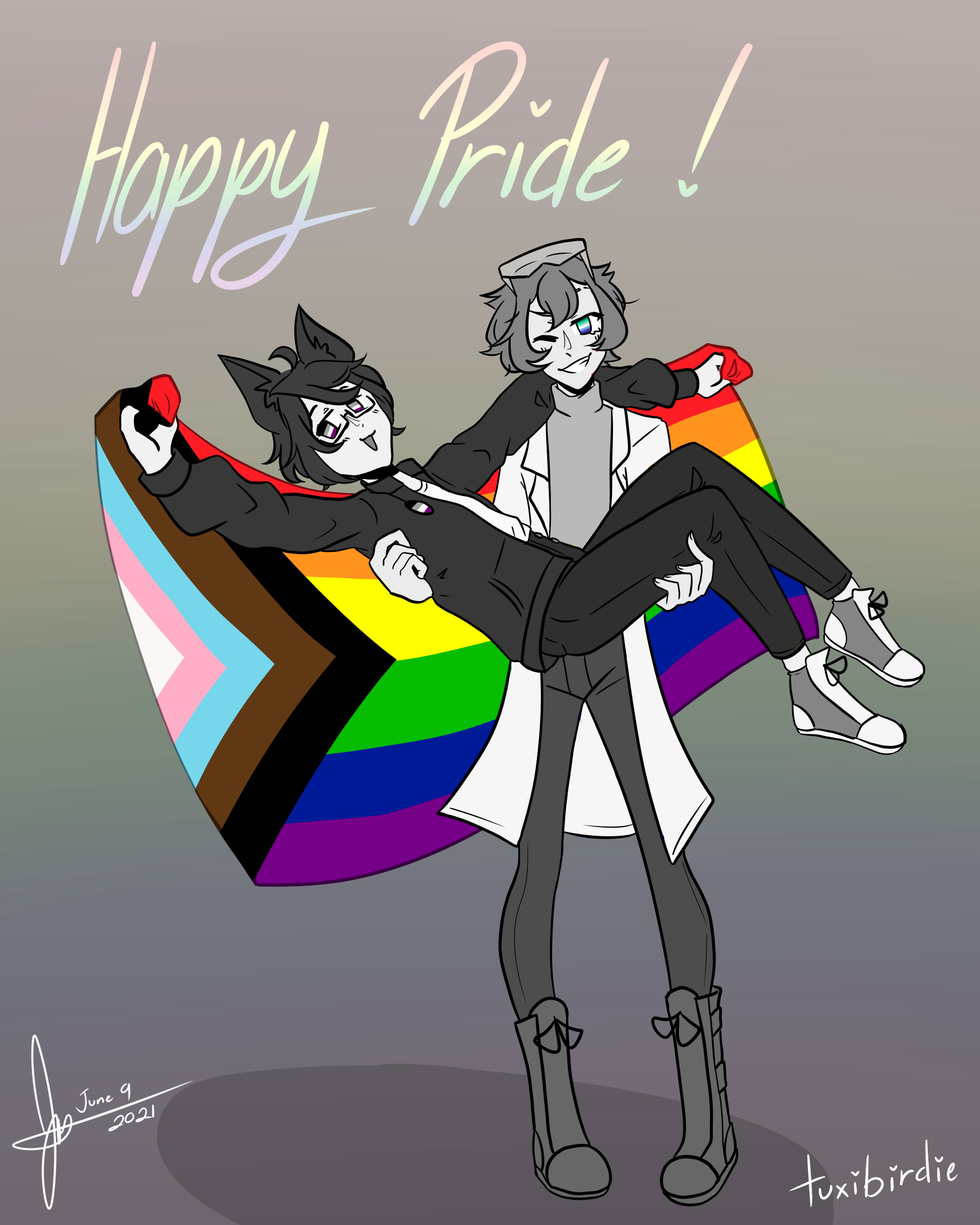 happy pride!! TuxiBirdie - Illustrations ART street