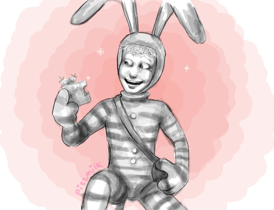Popee tries a stawberries cake candy - Illustrations ART street